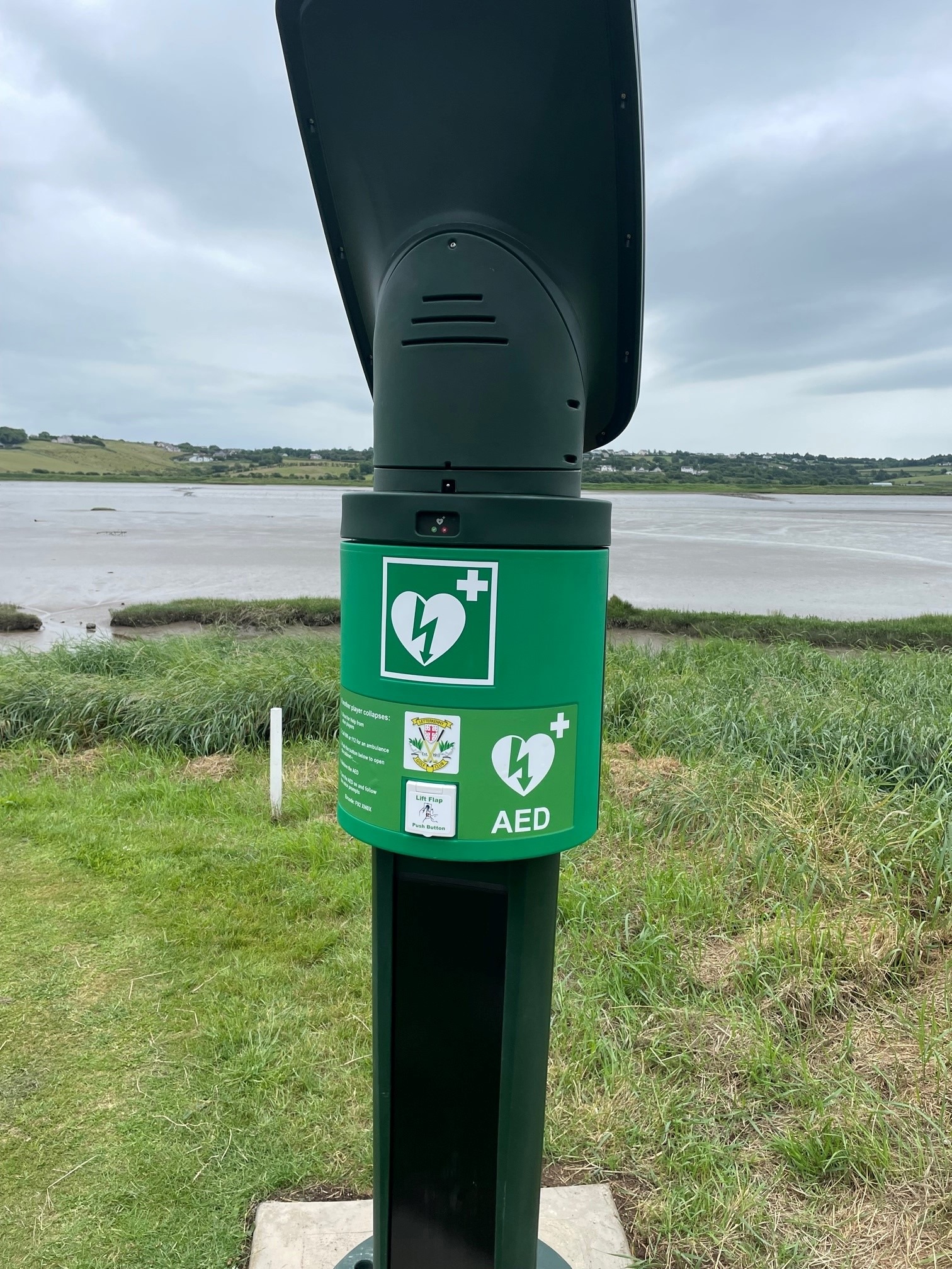 Solar Powered AED Cabinet | Heart Safety Solutions